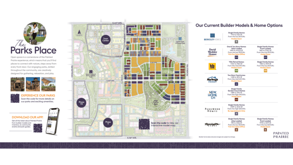 Painted Prairie Model Homes Interactive Map - Painted Prairie